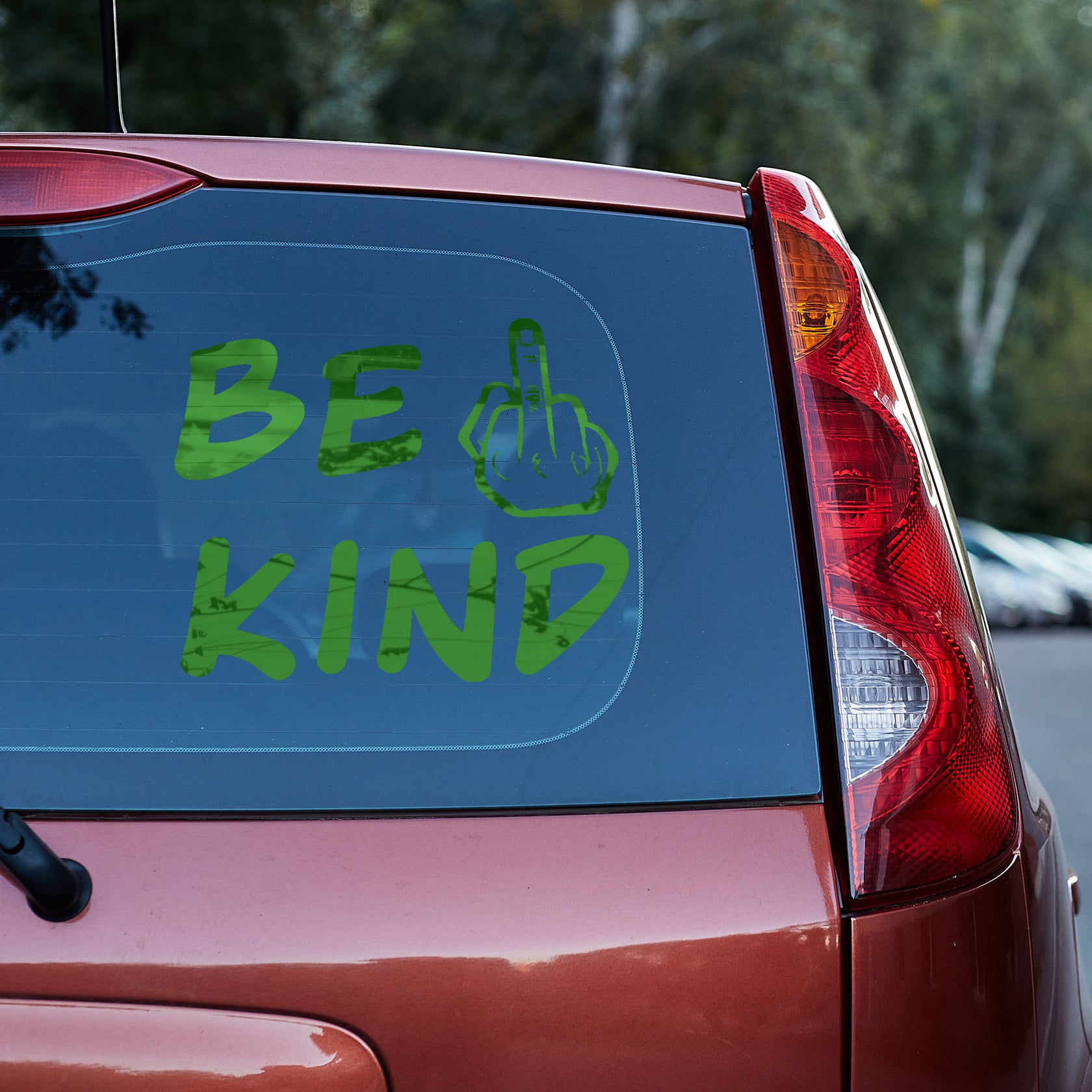 Be Kind vinyl decal – Horrible Designs